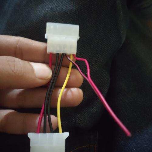 Jual Kabel Power 4pin Molex Colokan Molex power cable 4pin Male Female ...