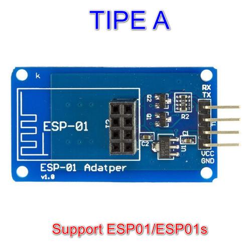 Jual Adapter Board for ESP8266 Serial Wi-Fi Wireless ESP-01 3.3V 5V ...