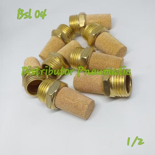 Jual SILENCER KERUCUT / MONCONG KUNINGAN. kode: BSL-04 drat 1/2 ...