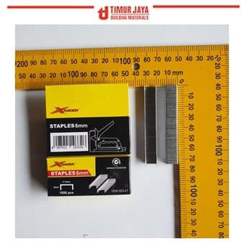 Jual Isi Staples Gun 6 mm x 11 mm Isi Gun Tacker Staple Hekter - Kota ...