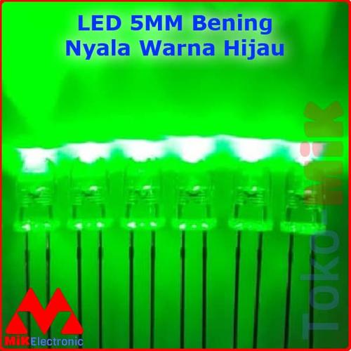 Jual LED 5MM 5 MM BENING NYALA WARNA GREEN / HIJAU - Jakarta Barat ...