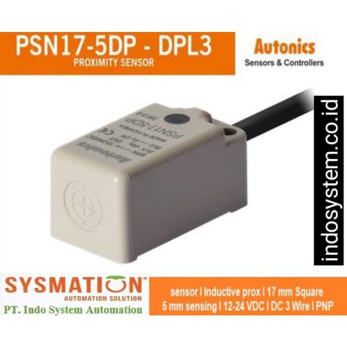 Jual AUTONICS PROXIMITY SENSOR - PSN17-5DP 12-24VDC 5mm PNP NO - Kota ...