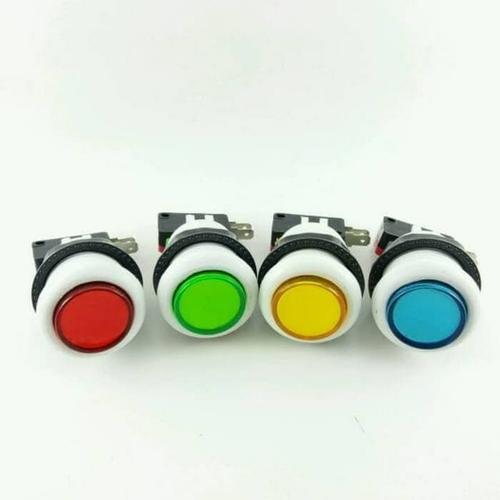 Jual Tombol DingDong Switch Push ON Button 30 mm Ding Dong - Merah ...