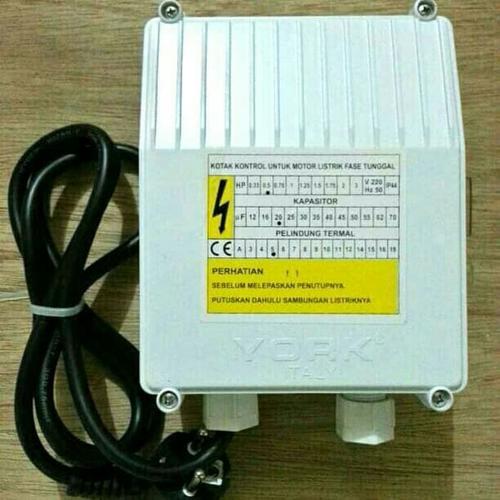 Jual Control Box mesin pompa air submersible" YORK "0,55KW/ 0,75HP/ 3 ...