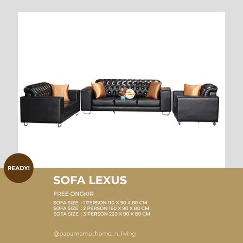 Jual Sofa Tamu Minimalis tipe Lexus - Sofa Tamu Kulit 321p Fullset - Medan - 1seat - Kota Medan ...