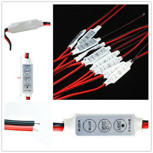 Jual Modul Dimmer Controller LED Strip Kedip Strobo 6 Mode 6 Speed 12 ...