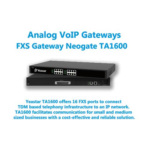 Jual YEASTAR NEOGATE TA1600 FXS VoIP GATEWAY SERIES - Kota Medan - CNF ...