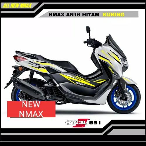 Jual STRIPING CUTTING STICKER YAMAHA NMAX NEW 2020 kuning stabilo vol4 ...
