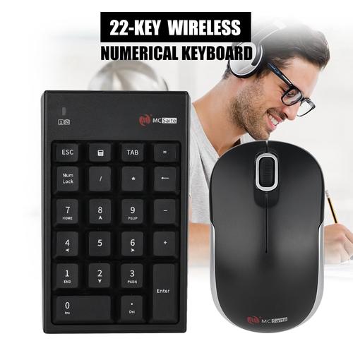 Jual 22 Key Wireless Keypad And Mouse Set 2 4ghz Usb Numeric Mini Keyboard Jakarta Barat