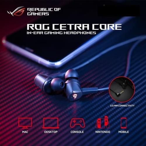 Jual ASUS ROG CETRA CORE - In-Ear Gaming Earphone / Headset - Jakarta ...