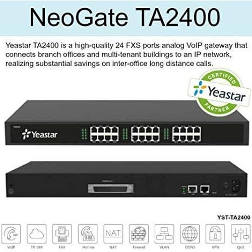Jual YEASTAR NEOGATE TA2400 FSX VoIP GATEWAY SERIES - Kota Medan - CNF ...