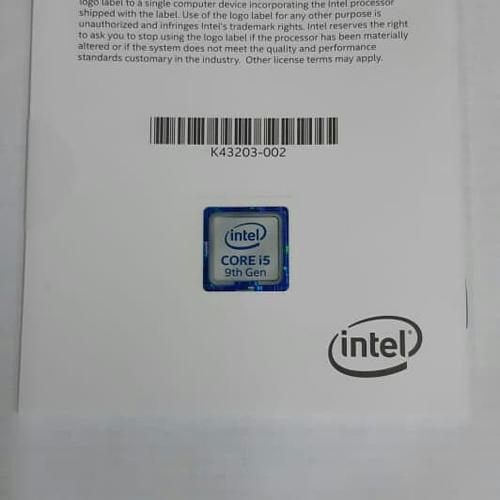 Jual stiker Intel core i5 9th gen - Jakarta Pusat - ALL Sparepart Com ...