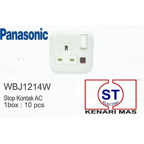 Jual Stop Kontak AC Panasonic / WBJ1214W / Stopkontak AC Panasonic ...