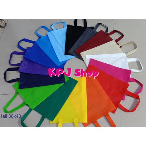 Jual Goodie bag / Tas spunbond lipat samping 30 x 40 - Merah - Jakarta ...