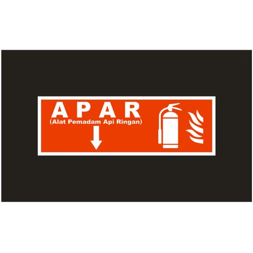 Jual Rambu - Sign Segitiga Apar Cutting 30 X 10cm - Kota Bekasi - FPM ...