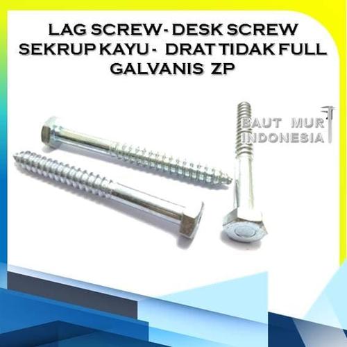 Jual BAUT KAYU - LAG SCREW GALVANIS 3/16" X 1-1/4" - Kab. Bekasi ...