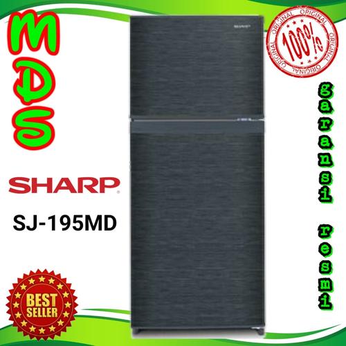 Jual Kulkas SHARP SJ 195 MDS Lemari ES 2pintu SJ195MDS Garansi Resmi ...