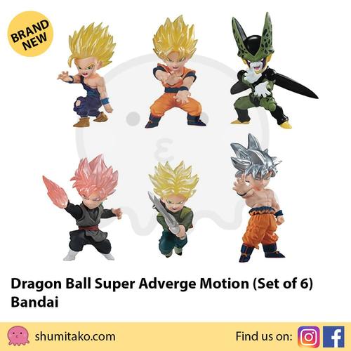Jual Dragon Ball Adverge Motion Goku Cell Gohan Trunks (Set of 6 ...