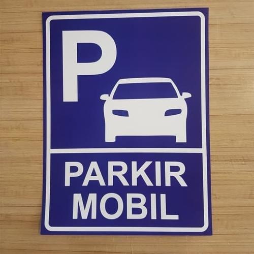 Jual stiker parkir mobil K3 rambu 40x30cm - Jakarta Barat - OKE SAFETY ...
