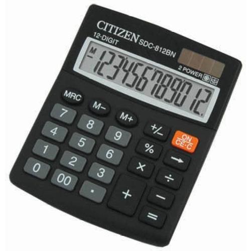 Jual Kalkulator Citizen type CT812-BN - Calculator Citizen 12 Digit ...