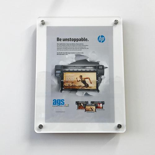 Jual Frame Poster Akrilik A2 / Acrylic Mount Display A2 - Hitam - Kota ...