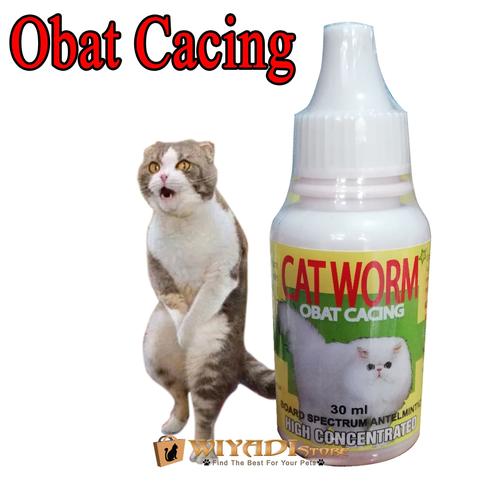 Jual CAT WORM drop Diformulasikan untuk kucing yang kurus cacingan ...