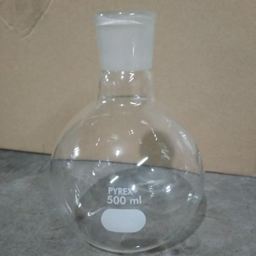 Jual Boiling Flask 500 ml Flat bottom / Labu Alas Datar PYREX - Kab ...