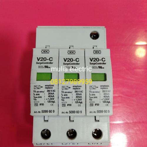 Jual surge Arrester OBO V20-C 280Vac 3phase original - Jakarta Pusat ...