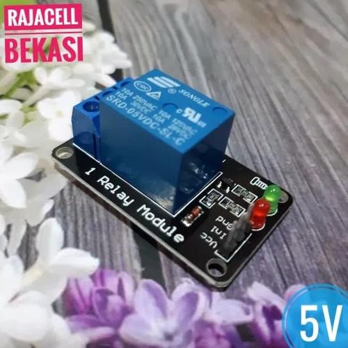 Jual Relay Module 1 Ch Low Level Trigger 5V Tanpa Optocoupler High ...