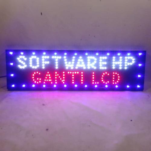 Promo tulisan lampu led sign software hp ganti lcd new - Kab. Demak ...