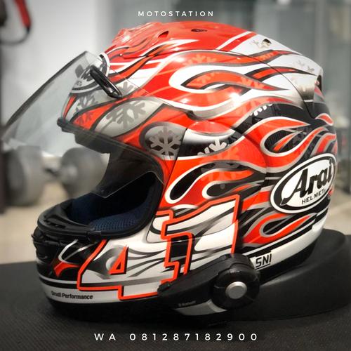 Jual ARAI RX7RR4 HAGA FIRE ICE MURMER no RX7X AGV CORSA PISTA SHOEI X14 ...