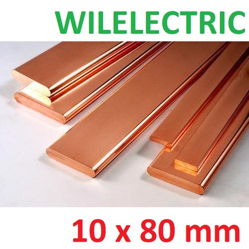 Jual Busbar / plat / rail copper import 10 x 80 10x80 mm asli tembaga 4 ...