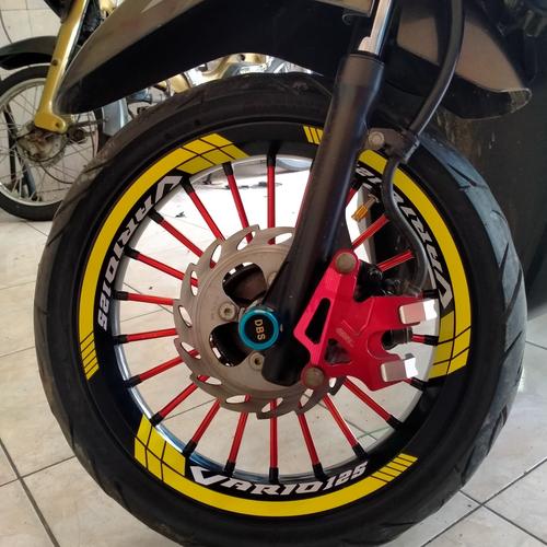 Jual sticker velg motor vario/ vario/tehcno/list pelek/variasi velg ...