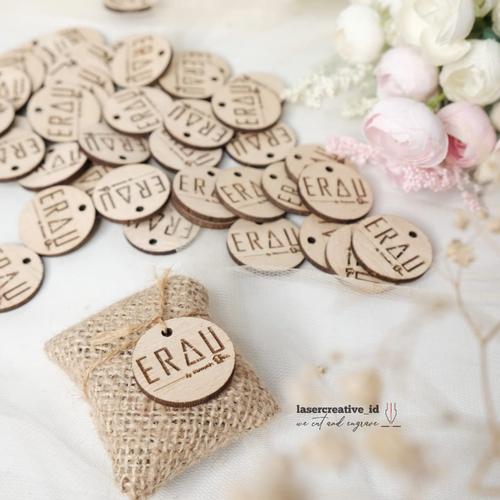 Jual Wooden Hang Tag Logo Kayu Custom - custom - Jakarta Barat ...