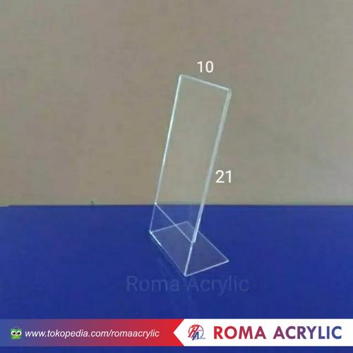 Jual Display brosur / display menu akrilik uk 10 x 21 - Kota Tangerang ...