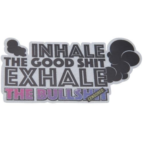 Jual IN HALE THE GOOD SHIT EXHALE PVC Car Window Reflective Funny ...