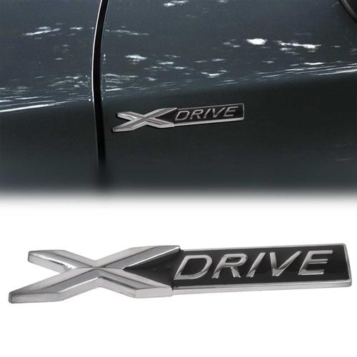 Jual Metal X Drive XDrive Logo Car Body Emblem Badge Sticker Decal for ...