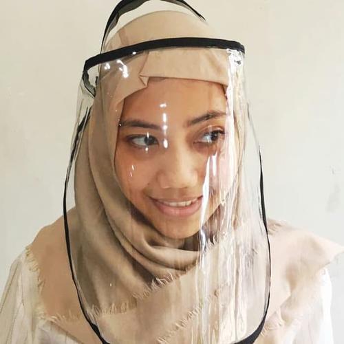 Jual face shield plastik mika adjustable - Hitam - Jakarta Pusat ...