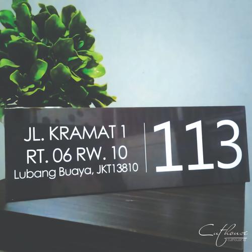 Jual WDD004 NOMOR RUMAH - home wall decor hiasan dinding poster| HOUSE ...