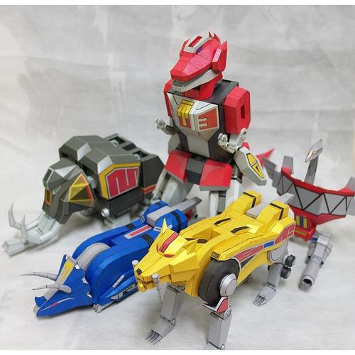 Jual DIY Papercraft Mecha Megazord - Kota Bandung - dearbestshop ...