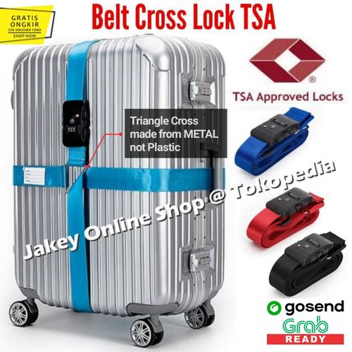 Jual BELT CROSS LOCK TSA / Pengikat Koper / Sabuk Tali Koper TSA CROSS ...