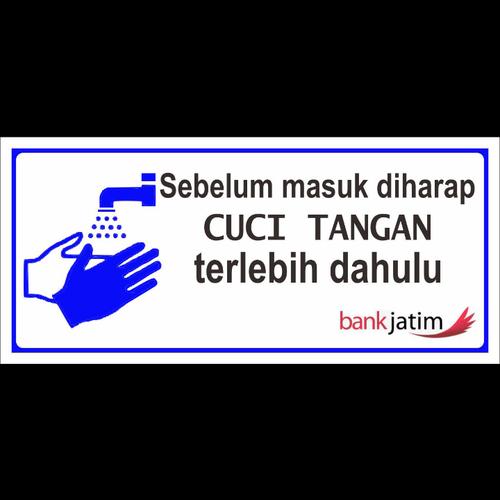 Jual Acrylic Akrilik Sign Tanda Himbauan Sebelum Masuk Harap Cuci ...