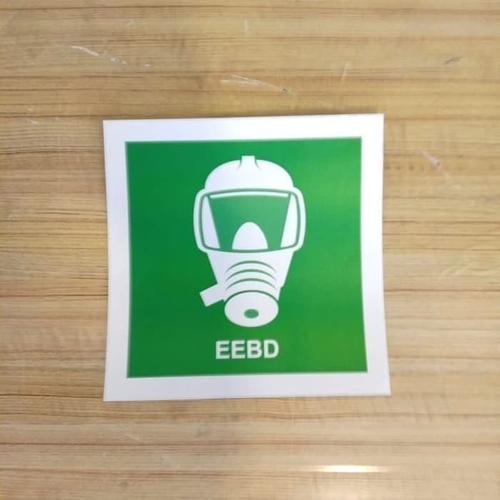 Jual SIGN STICKER K3 RAMBU EEBD UKURAN 15X15CM - Jakarta Barat ...