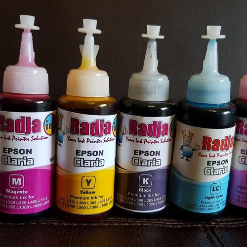 Jual Tinta EPSON CLARIA for L series (isi 100ml) CMYKLCLM SEMARANG ...