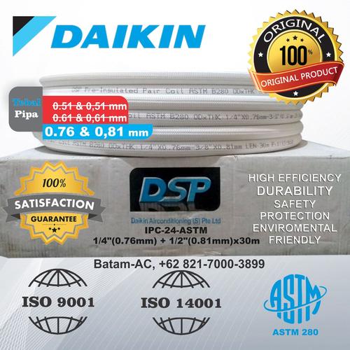 Jual Daikin Pipa Tembaga - Pair Coil, Instalasi AC 1.5 PK s/d 2 PK - 1 ...