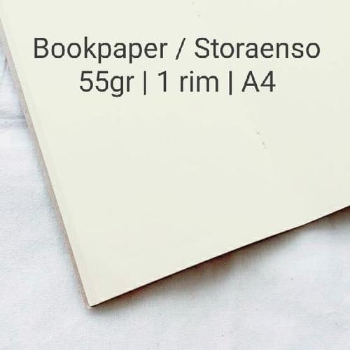Jual 1 rim Kertas Buku 55gr A4 Kertas Novel book paper storaenso stora ...