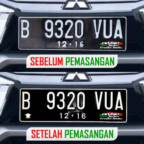 Jual Stiker Variasi Plat Nomor Mobil (Cutting Sticker) Bonus Nama ...