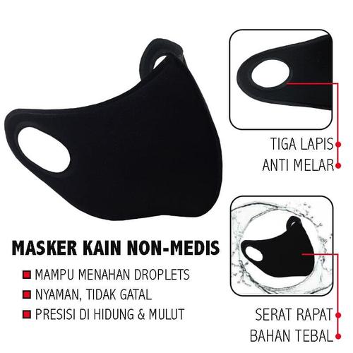 Jual Masker Kain Dewasa Non Medis / Masker Kain Korea - Kab. Tangerang ...