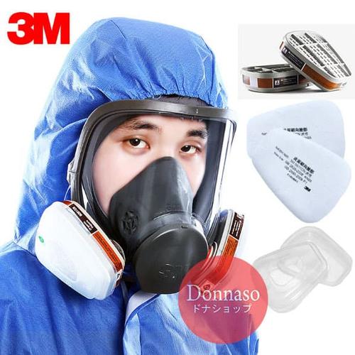 Jual Masker 3M Full Face Reusable Respirator 6800 - Mencegah Virus ...