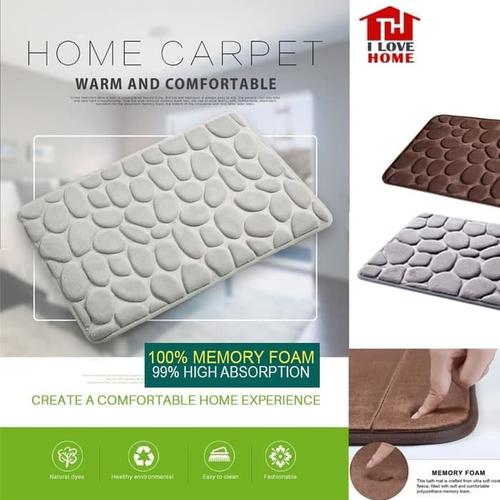 Jual SGS Keset Kaki Kamar Mandi Bahan Memory Foam Daya Serap Sangat ...